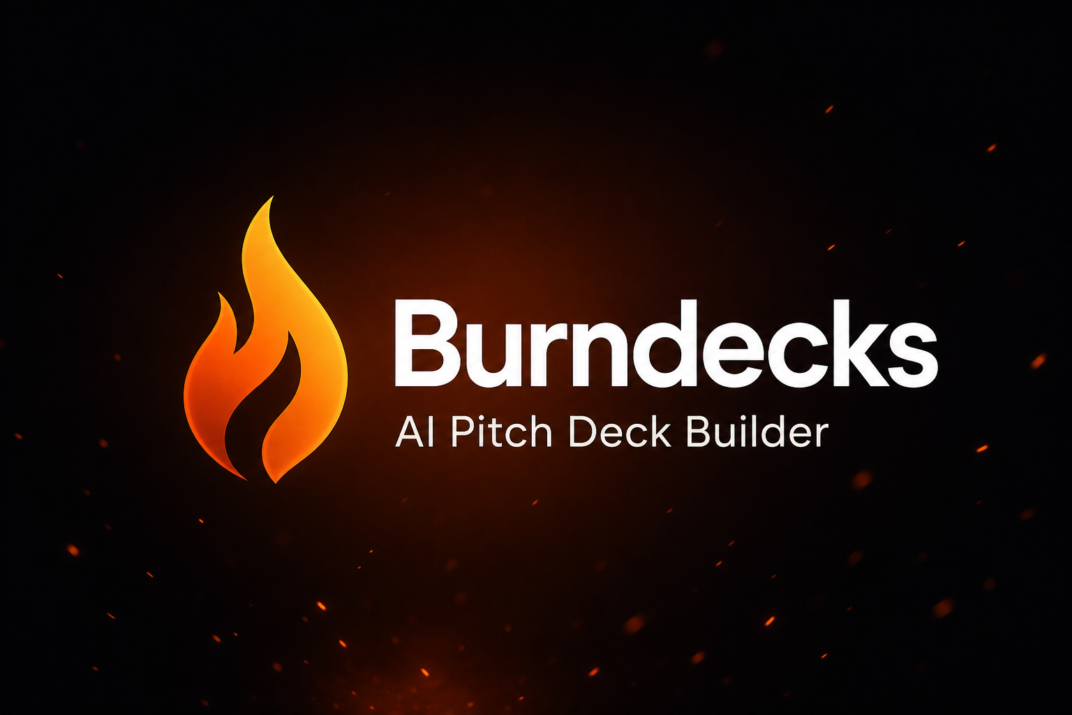 Pitch Deck Structure · Burndecks